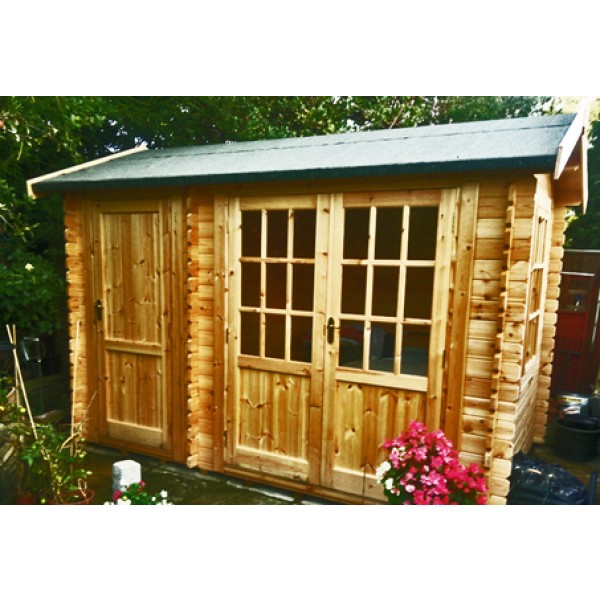 14ft x 8ft Oxford Log Cabin