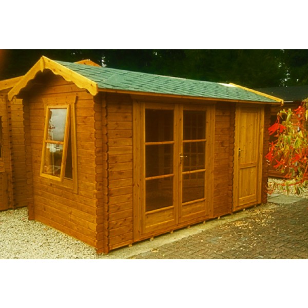 14ft x 8ft Oxford Log Cabin