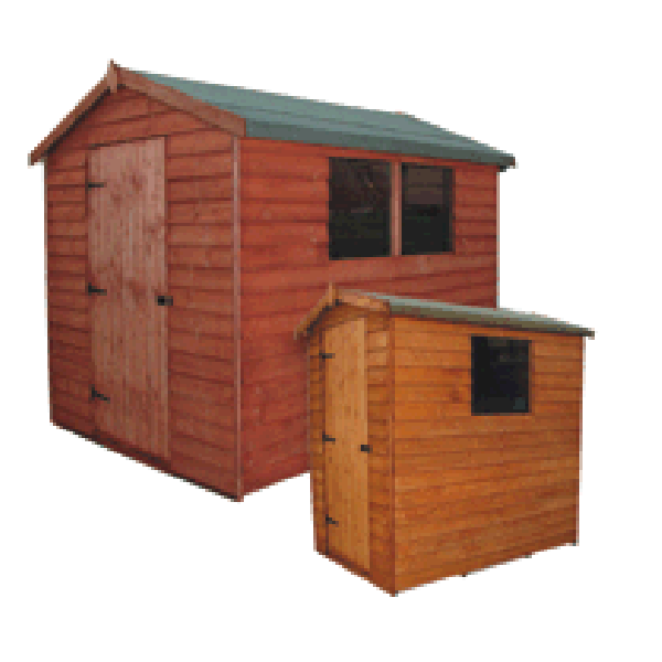8ft X 6ft overlap shed albany sheds